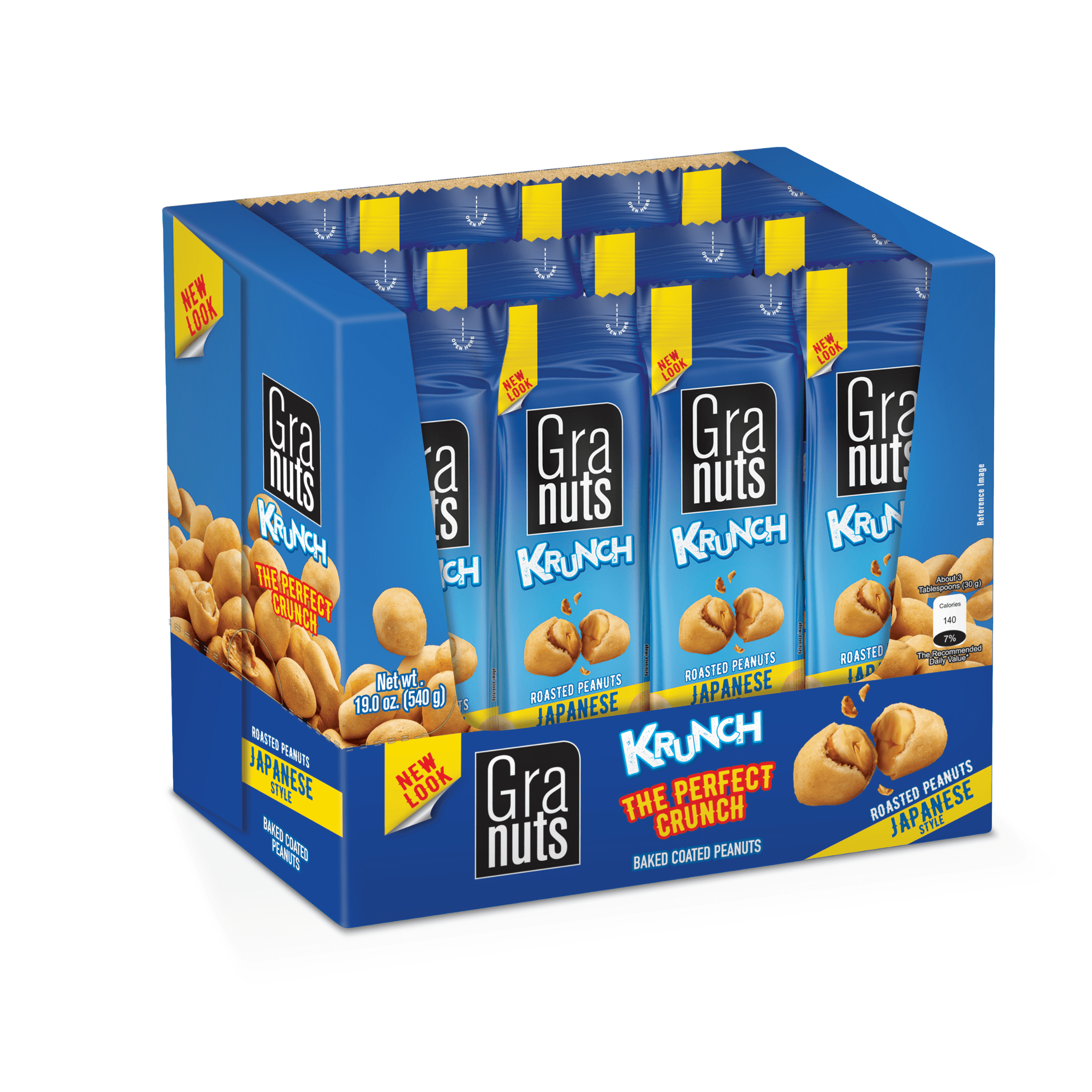 Granuts Krunch Roasted Classic, 12 Count, 1.58 Oz — Cordialsa USA